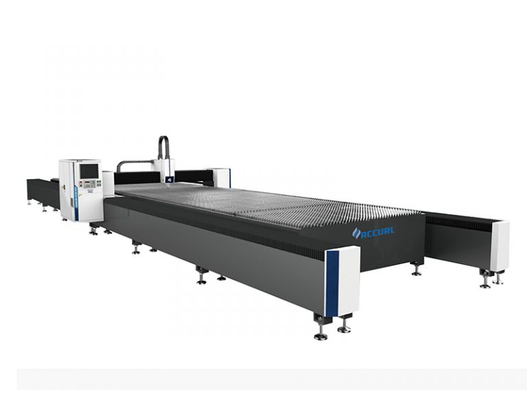 metal plate 4kw fiber laser cutting machine with working table ...